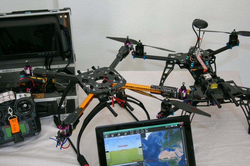 Drone Production Line on Display for the Final Electronic Static Test ...