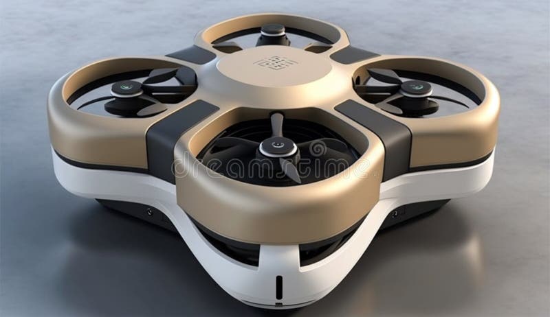 Drone Propeller Technology Modern Flying Innovation Machine Generated ...