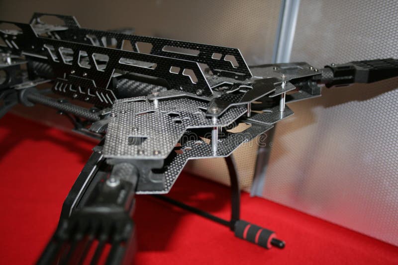 Drone Prototype in the Production Line Awaiting To Be Assembled with ...