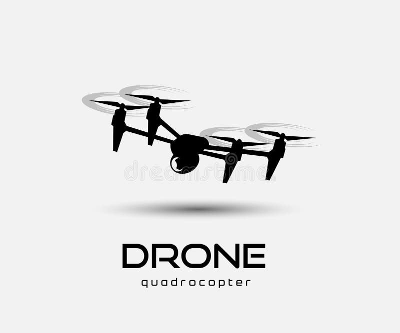 Drone Quadrocopter Abstract Vector Illustration. Stock Vector ...