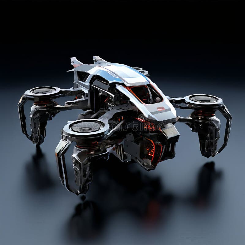 Drone Racing Robot a Robot Designed for Racing and Competing I Stock ...