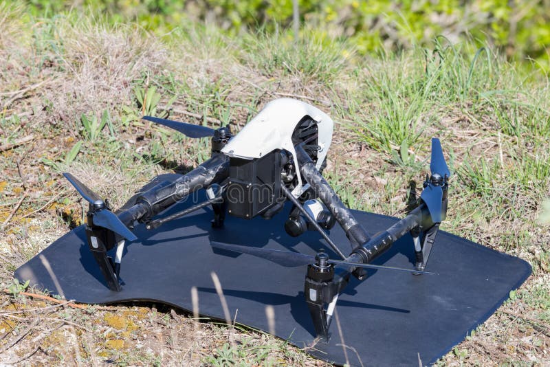 Drone ready for take off stock photo. Image of camera - 70736348