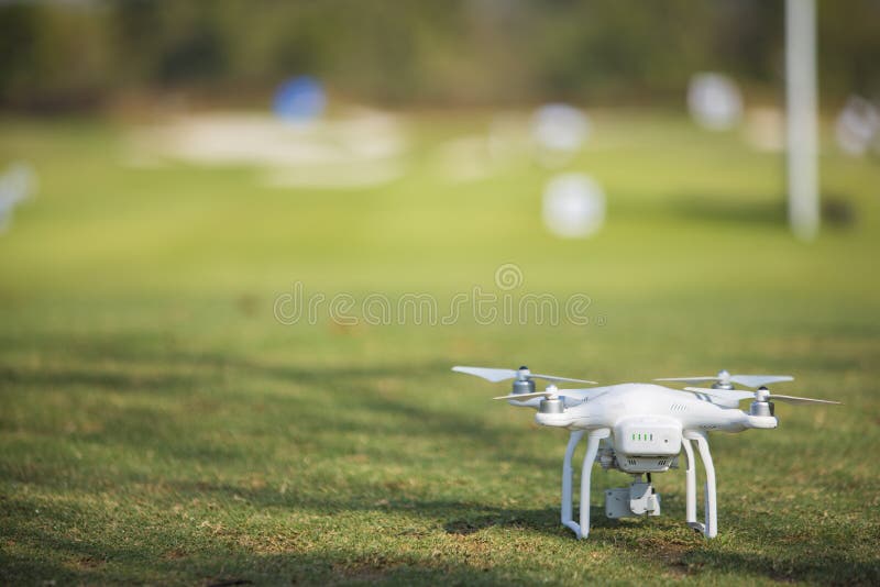 Drone is Ready for Take Off. Stock Photo - Image of flight, view: 94660104