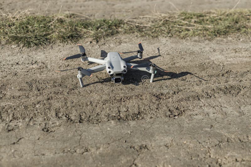 Drone is Ready To Take Off. Modern Unmanned Technologies Stock Image ...
