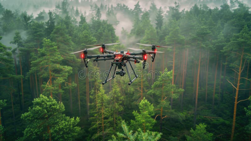 A Drone Reforestation Project in Action, Drones Planting Trees in ...