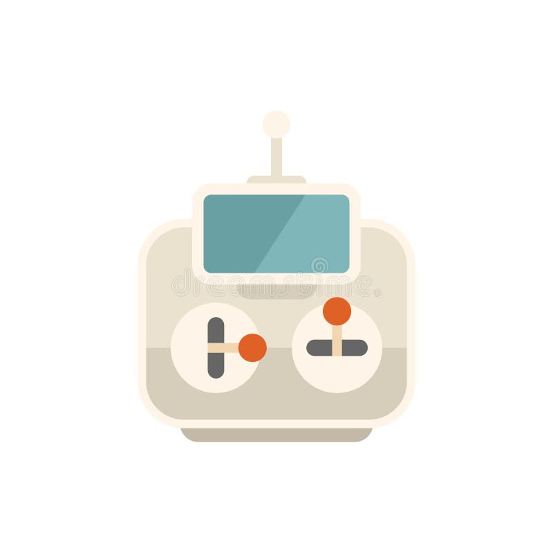 Drone Remote Control with Antenna for Wireless Navigation Stock ...