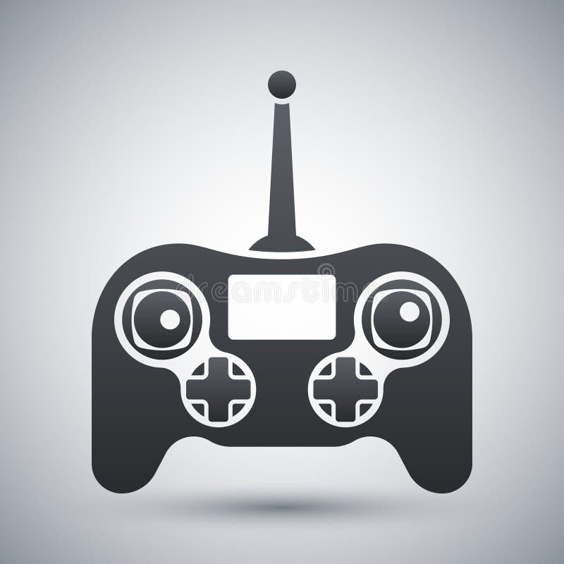 Vector Drone Remote Control Icon Stock Vector - Illustration of antenna ...