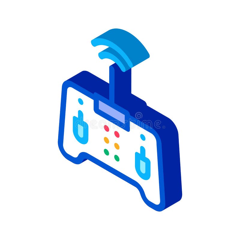Drone Remote Control Isometric Icon Vector Illustration Stock Vector ...