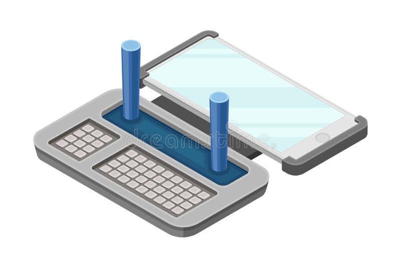 Drone Remote Controller or Control Panel with Stick, Display and Keypad ...