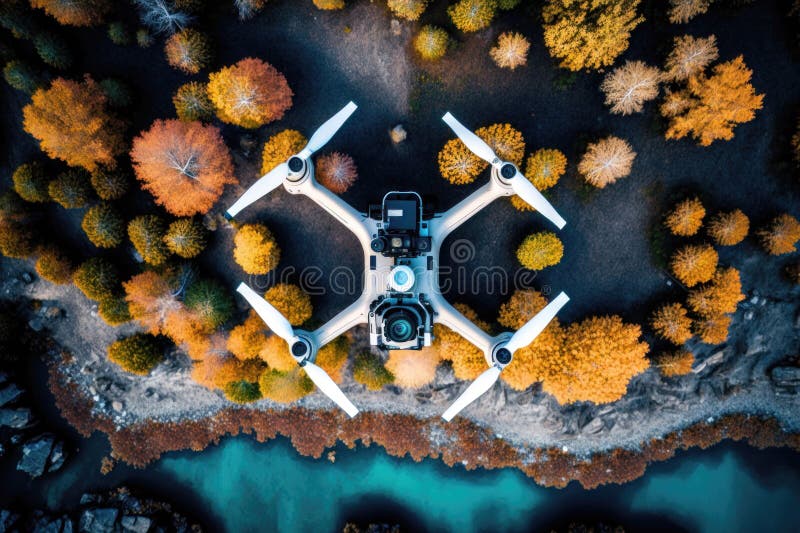 Drone S Eye View: Capturing the World from Above. AI Generated Stock ...
