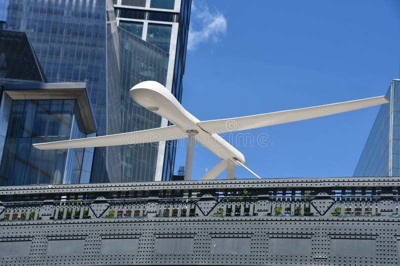 Drone by Sam Durant at High Line in Manhattan, New York Editorial Image ...