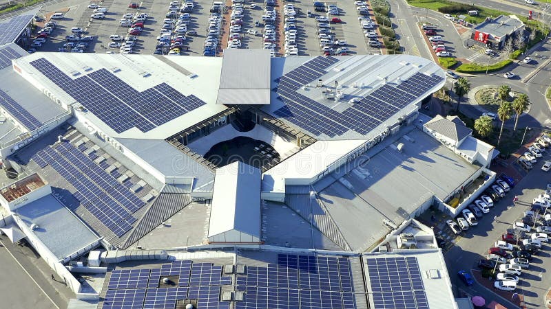 Drone, Solar Panel and Power Plant for Renewable Energy, Infrastructure ...