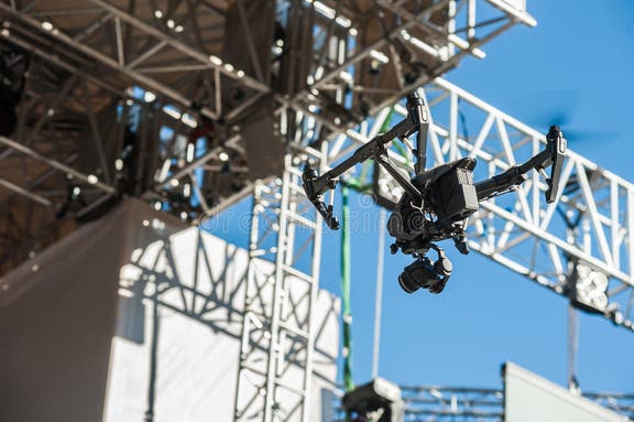 Drone on stage background stock photo. Image of drone - 76510246