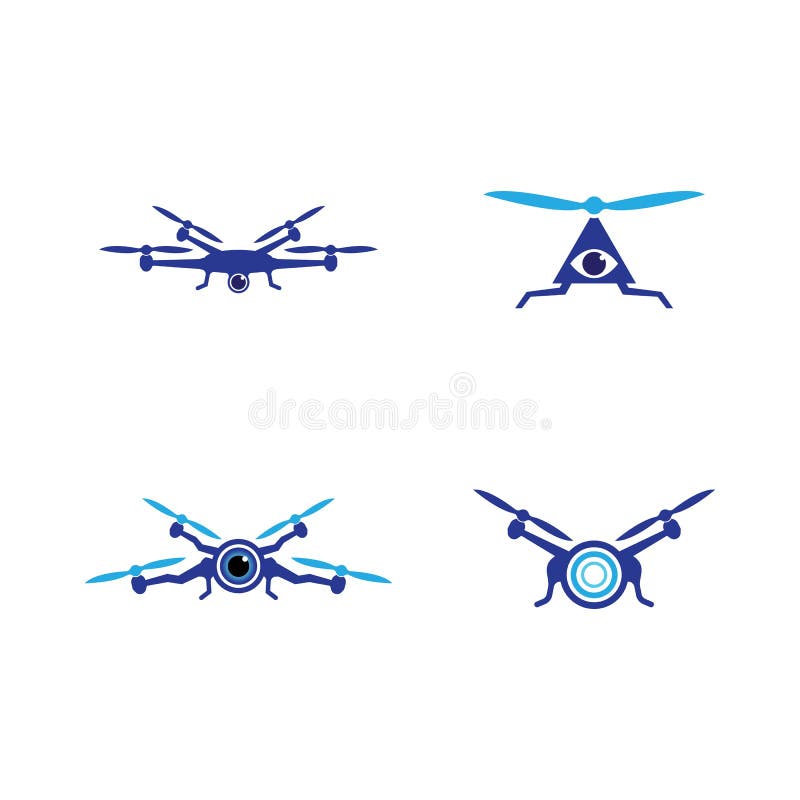 Drone Symbol Vector Icon Illustration Stock Vector - Illustration of ...
