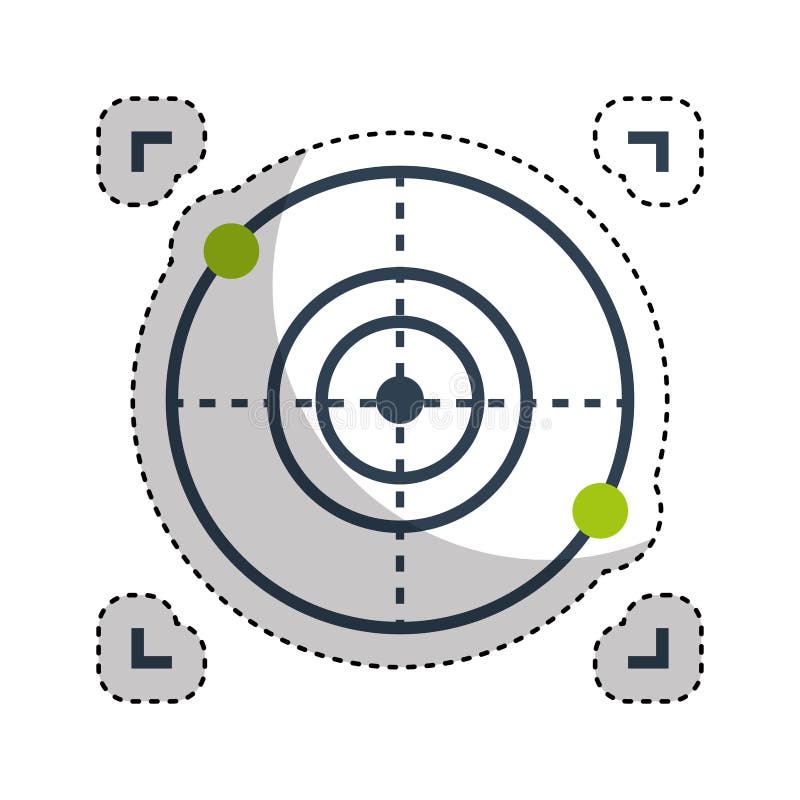 Drone target stock illustration. Illustration of combat - 49210316