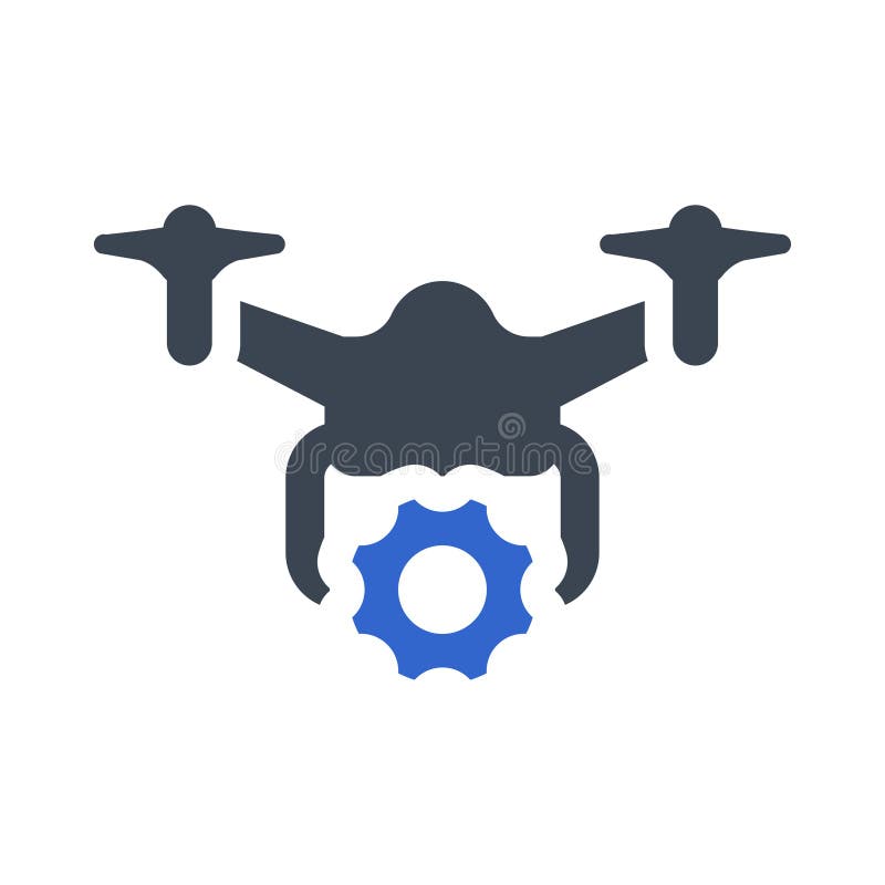 Drone technology Icon stock vector. Illustration of drone - 315875024