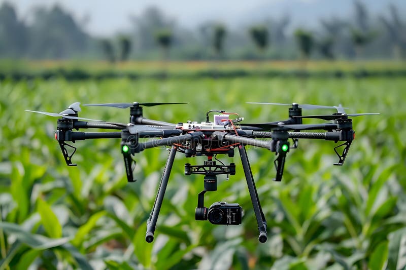 Drone Technology Soars Above Lush Greenery, Capturing Aerial Views with Precision and Stability ...