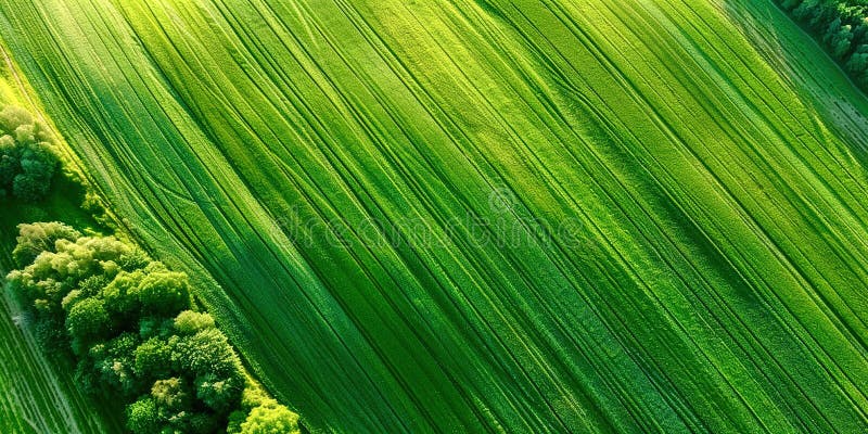 Drone Top View of Harvest Fields Stock Photo - Image of countryside ...