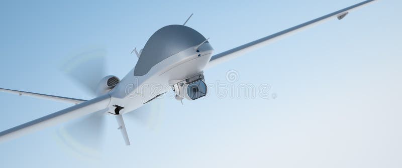 Drone UAV stock illustration. Illustration of view, control - 60017788