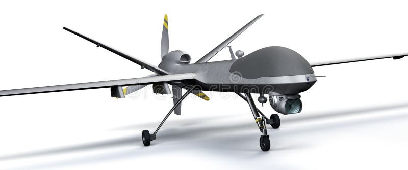 Drone UAV stock illustration. Illustration of view, control - 60017788