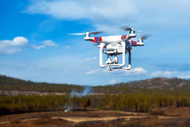 Drone up in the air stock image. Image of finding, helping - 69548677