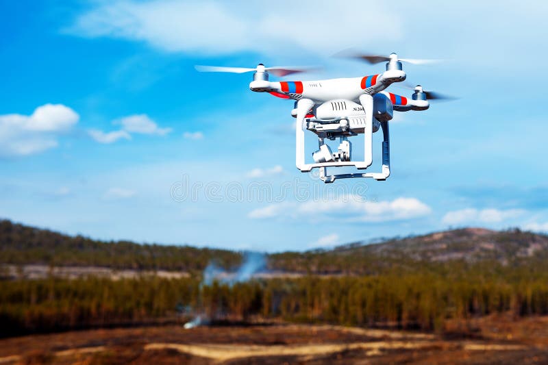 Drone up in the air editorial stock image. Image of gimbal - 69598489