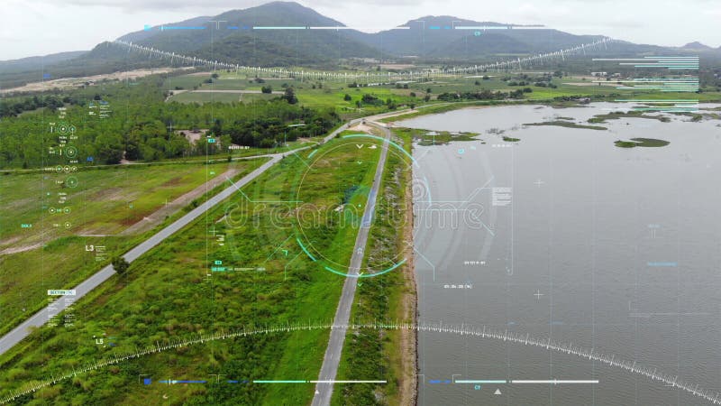 Drone User Interface with HUD GUI User Interface, Technology Network ...