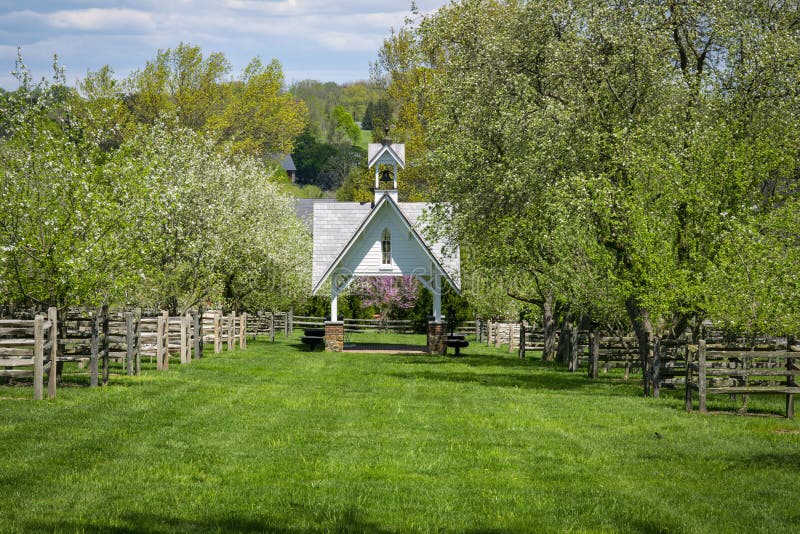 Drone View of an Orchard and Gazebo Stock Photo - Image of place ...