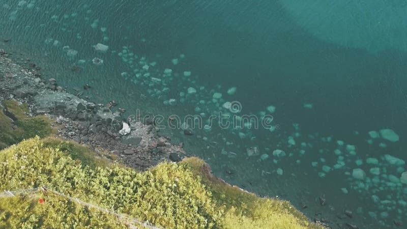 Drone View of the Sea and Its Rocky Coast Stock Footage - Video of ...