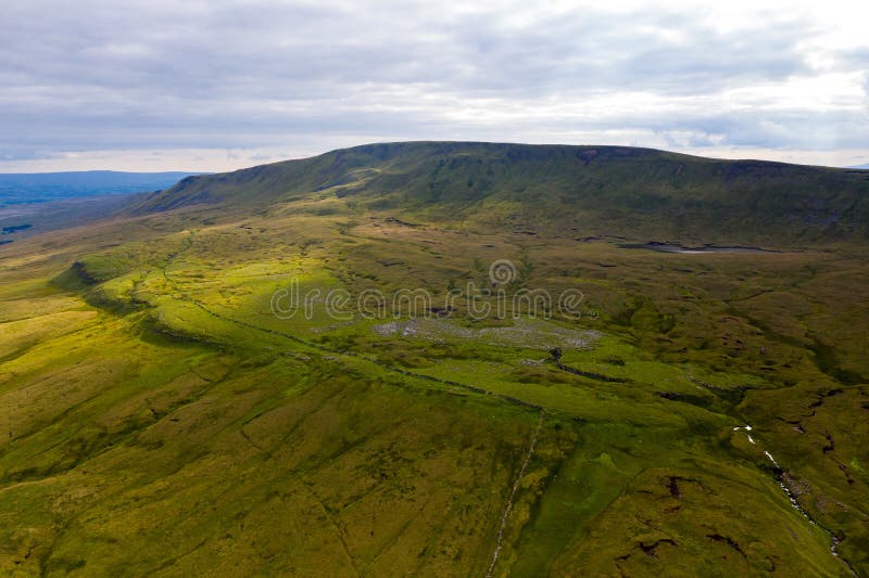 Drone view of Whernside stock photo. Image of mountain - 171116408