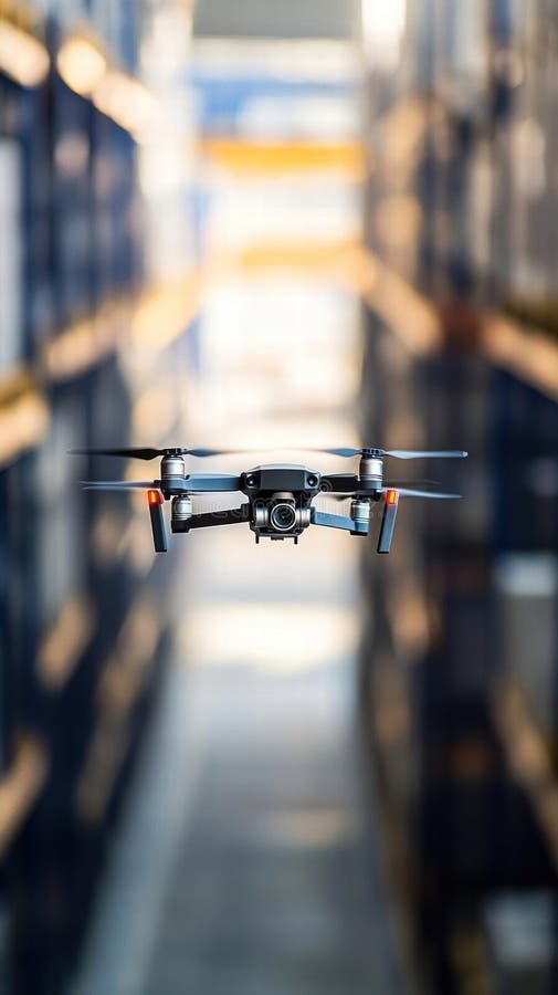 Drone in a Warehouse, Revolutionizing Logistics and Inventory ...