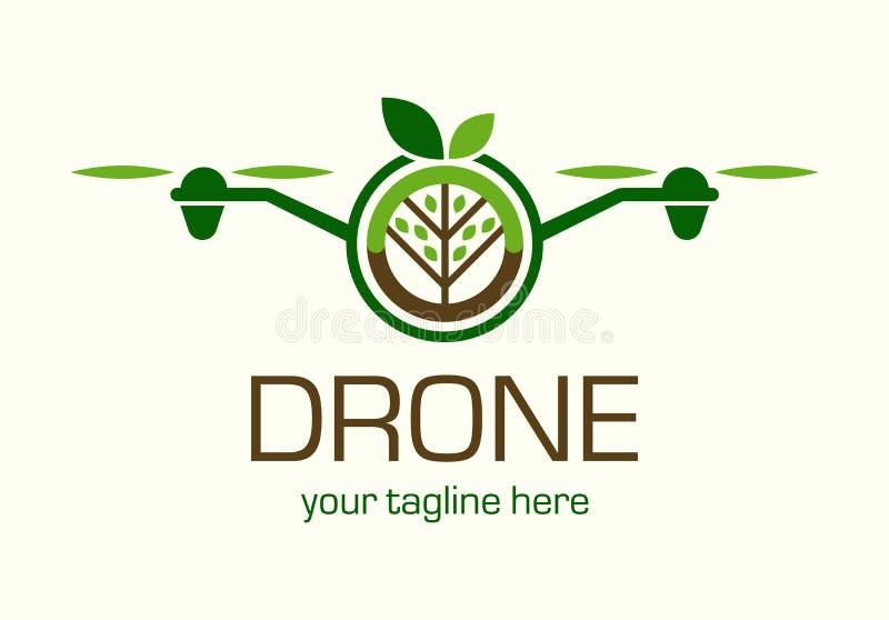 Drones for Agriculture Logo. the Future of Farming and Agriculture ...