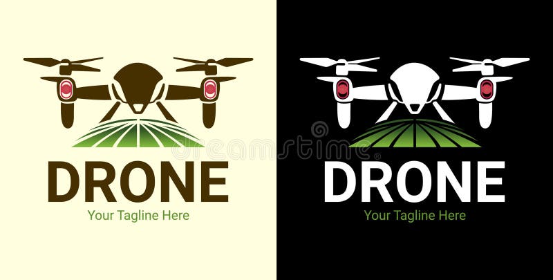Drones for Agriculture Logo. the Future of Farming and Agriculture ...