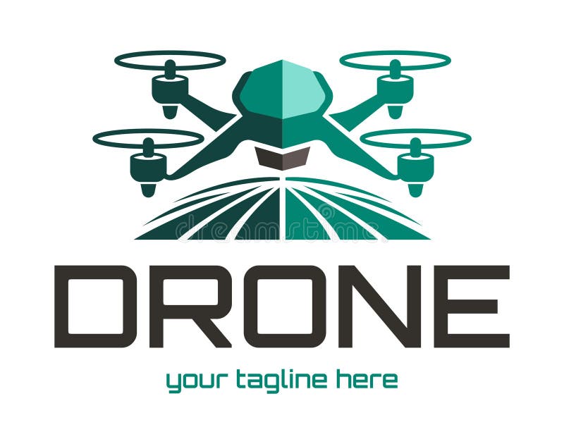 Drones for Agriculture Logo. the Future of Farming and Agriculture ...