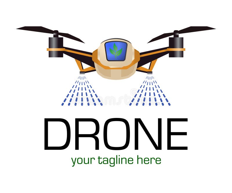 Drones for Agriculture Logo. the Future of Farming and Agriculture ...