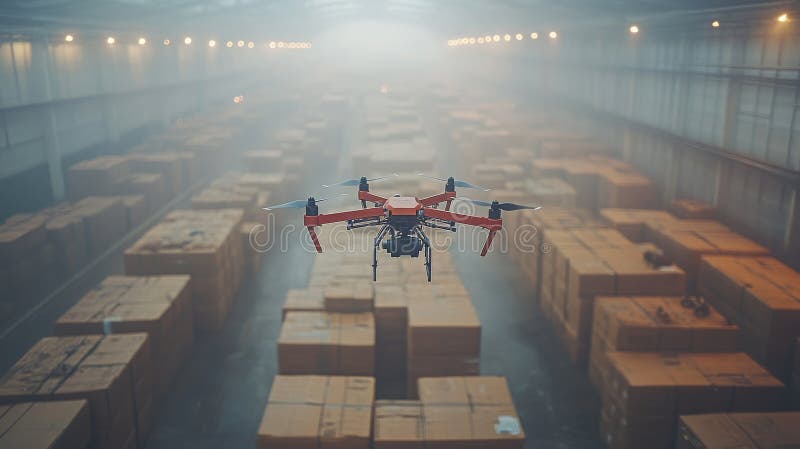 Drones Efficiently Delivering Packages in a Busy Warehouse during ...