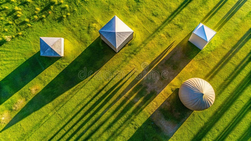 Drones Eye View Exploring Geometric Forms a Detailed Aerial Perspective ...