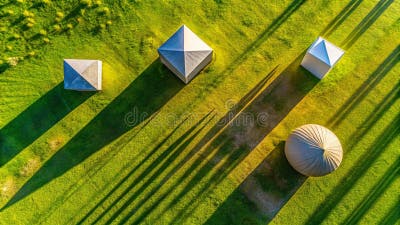 Drones Eye View Exploring Geometric Forms a Detailed Aerial Perspective ...