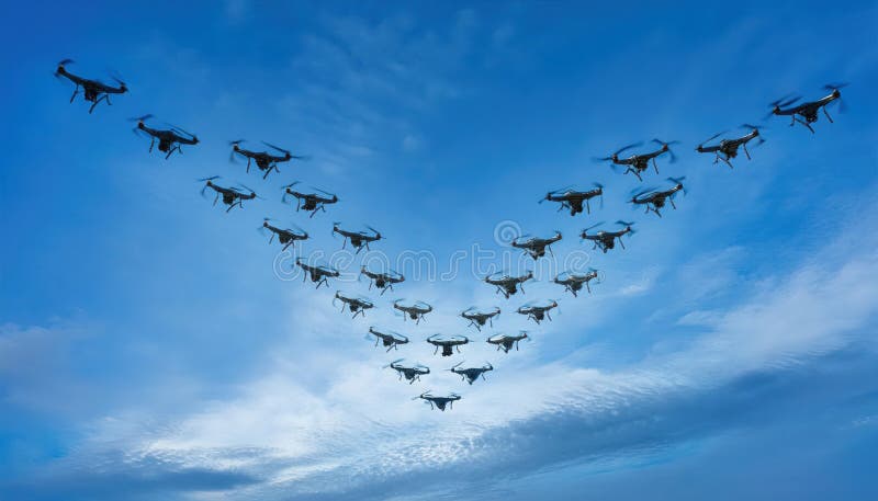 Firefly Group Demonstrates Mass Drone Technology in the Sky, Showcasing ...