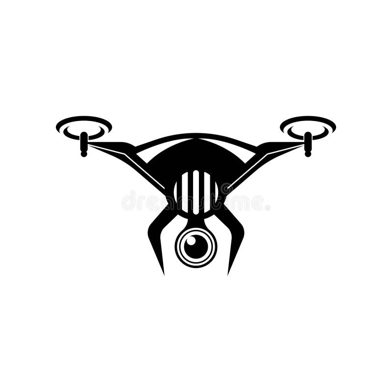 Drones Logo Icon,illustration Design Template Stock Vector ...
