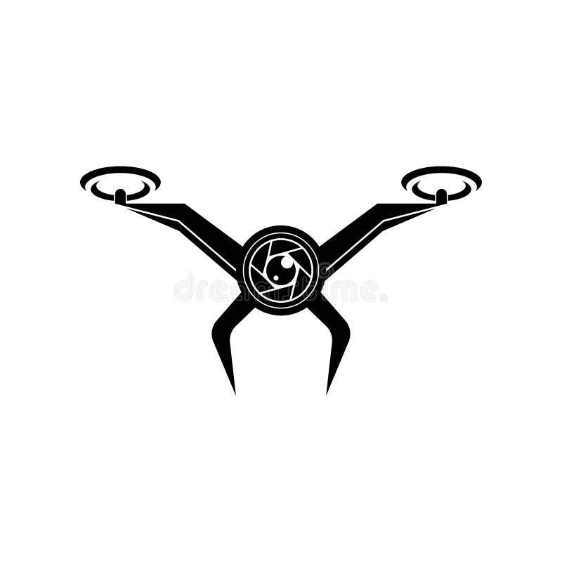 Drones Logo Icon,illustration Design Template Stock Vector ...
