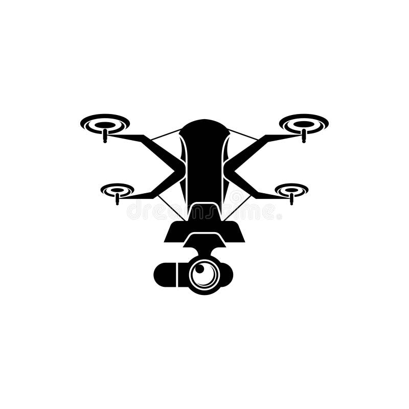 Drones Logo Icon,illustration Design Template Stock Vector ...