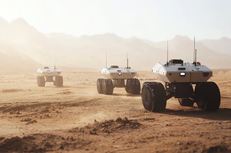 Drones Navigate a Desert Landscape during an Autonomous Exploration ...