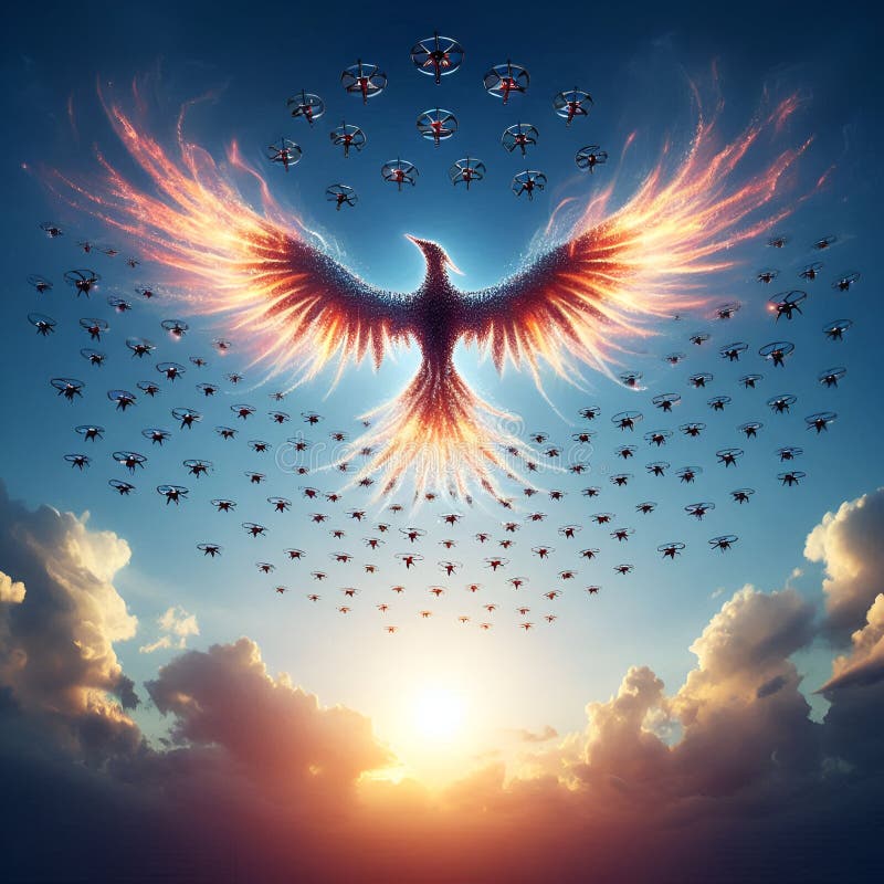 Drones and Phoenixes Battle of Innovation and Myth, Generative AI ...