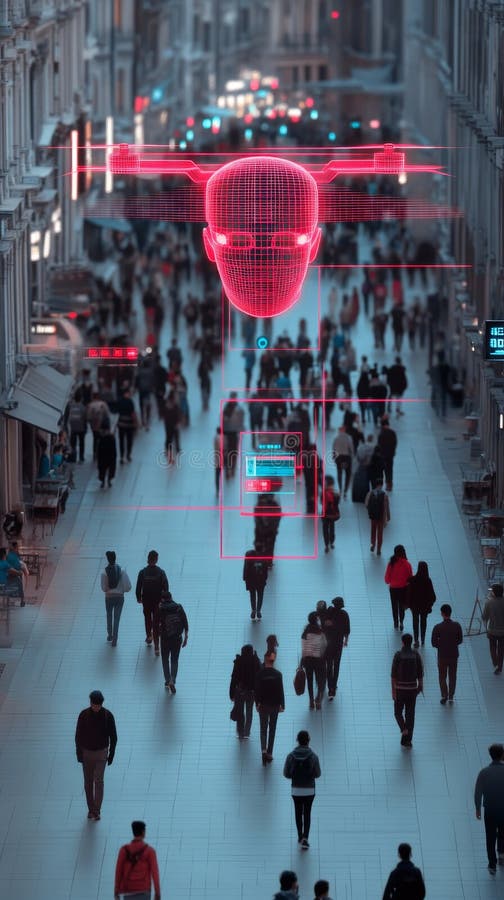 Drones Using Facial Recognition Technology Monitor Crowds in Urban ...