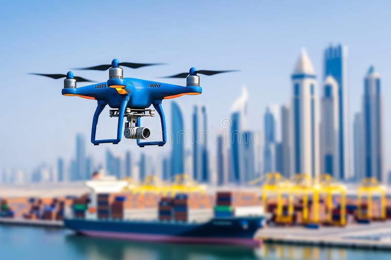Drones Will Be Used To Move Goods To Platforms in a High-tech Cargo ...