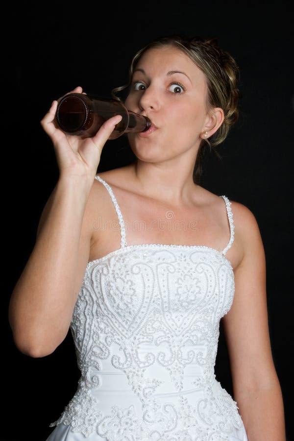 Dronken Bruid stock afbeelding. Image of schoonheid, bruid - 2886973