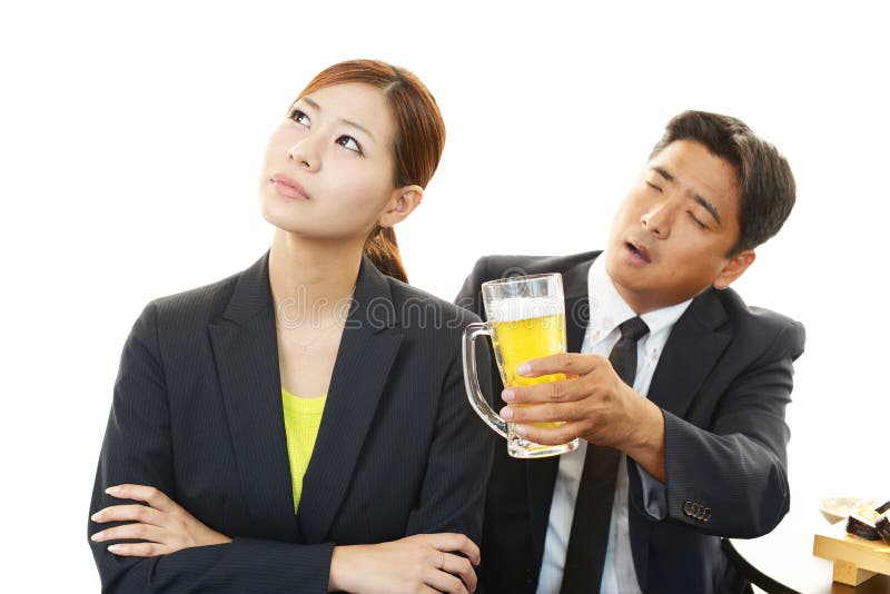 Dronken Man En Vrouw in Restaurant Stock Afbeelding - Image of ...