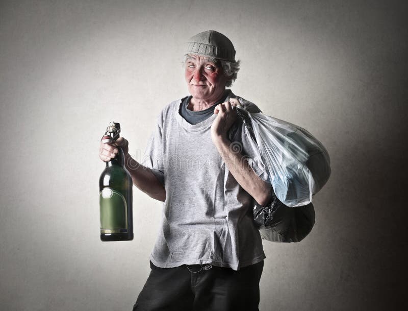 Dronken mens stock afbeelding. Image of slecht, drank - 52297323