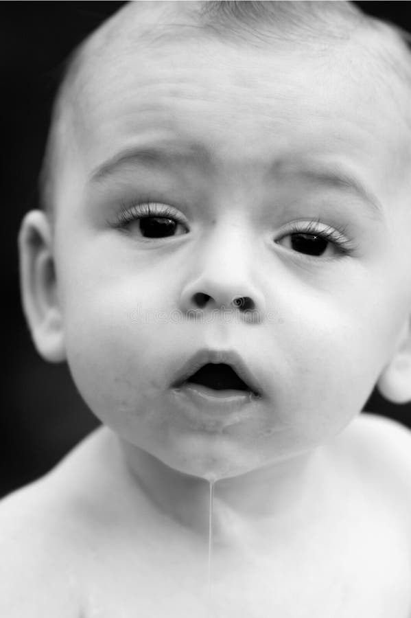Drool Baby Drool stock image. Image of brother, children - 6690621